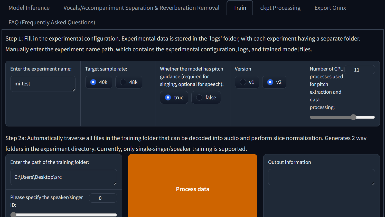 如何训练一个RVC模型？ - Arasaka ltd.